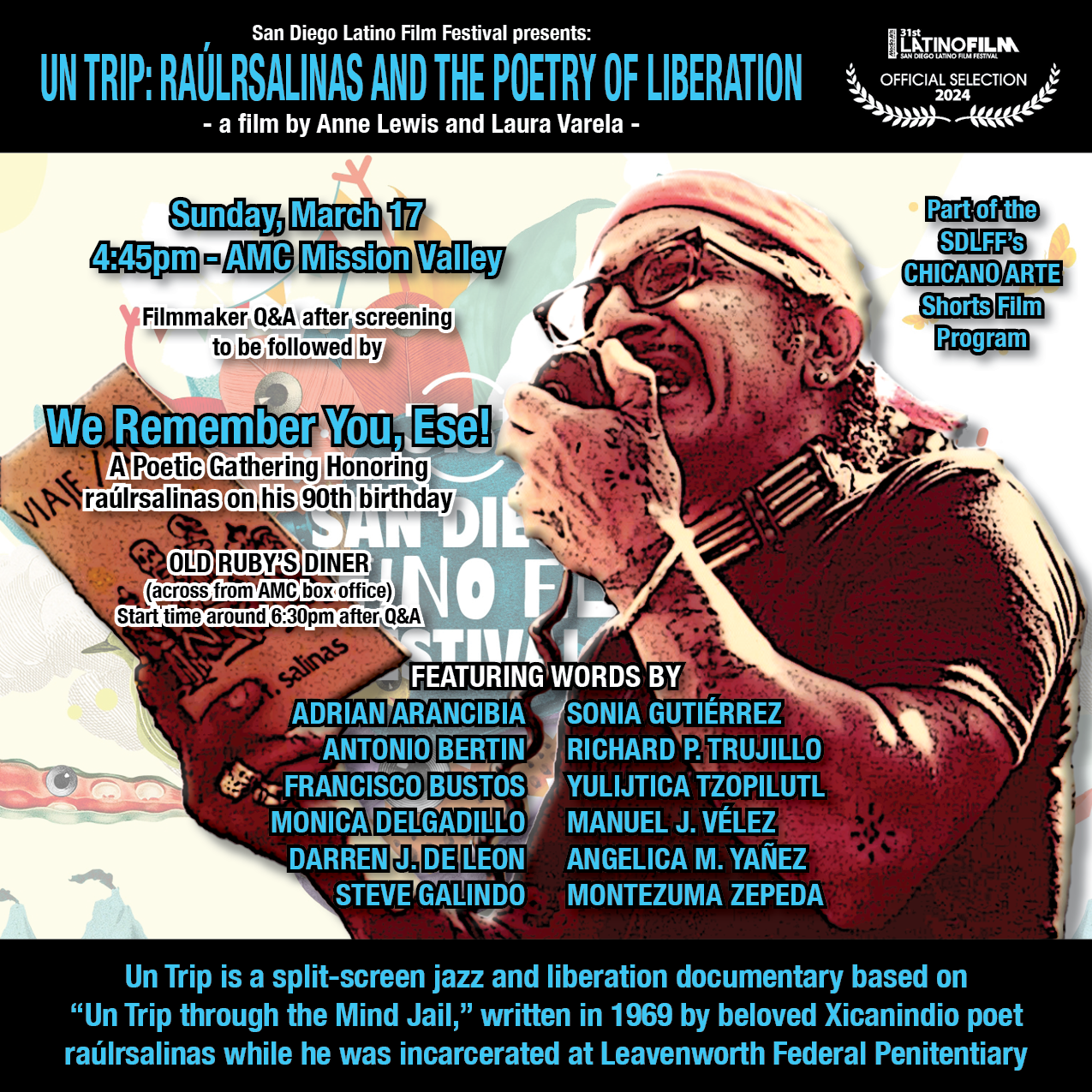 The Poetry of Liberation: Remembering raúlrsalinas on His 90th Birthday ...